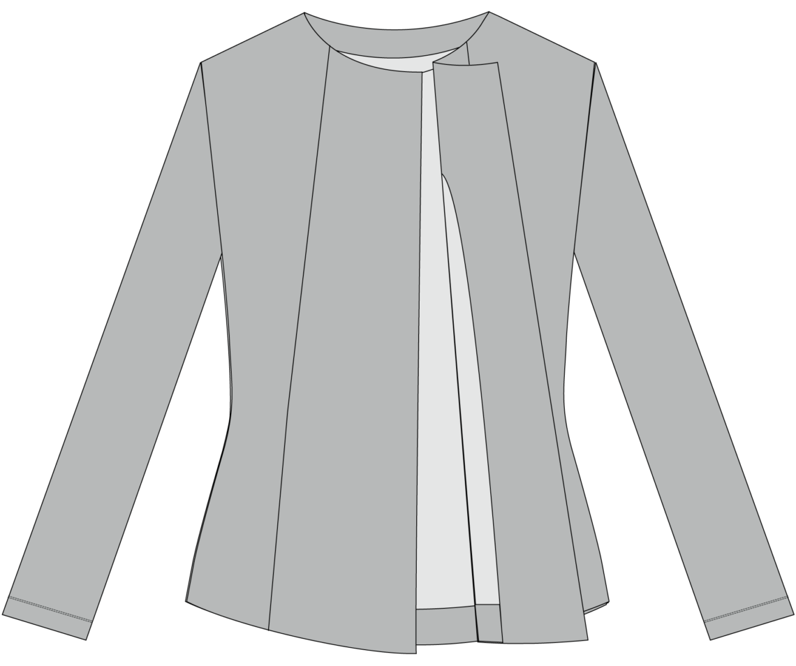 Eivy Sew-Along: Hemming the Cardigan – The Last Stitch