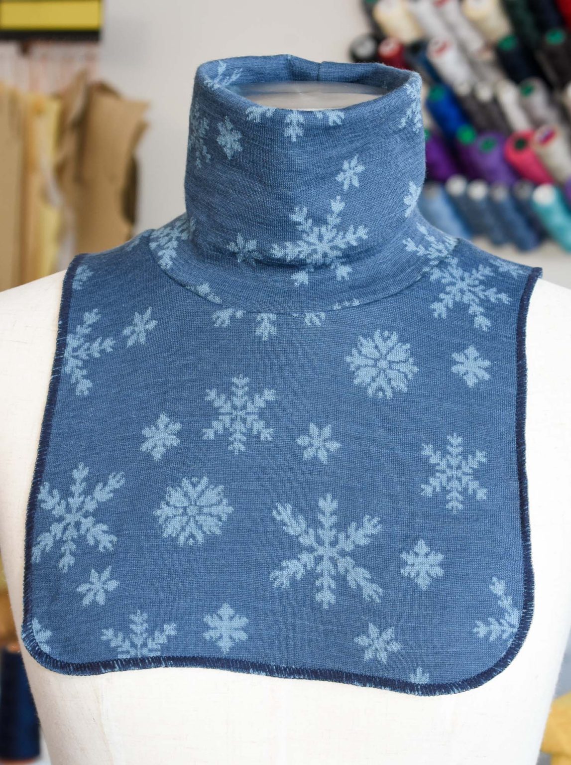 Easy DIY Turtleneck Bib Tutorial – No Knitting Required - The Last Stitch