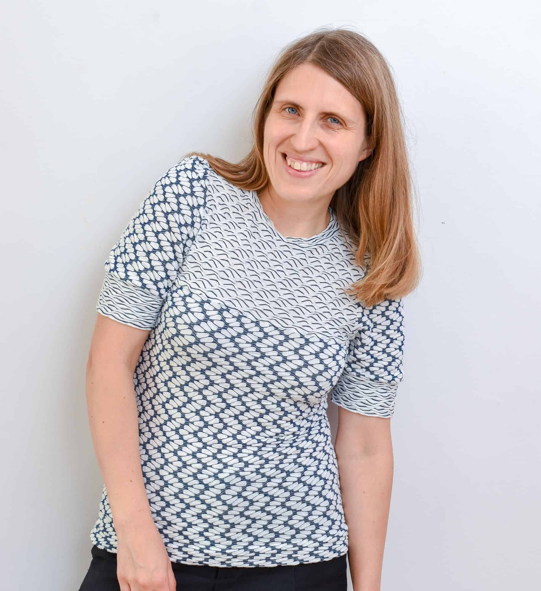 Sewing a knit top with contrast details - The Last Stitch