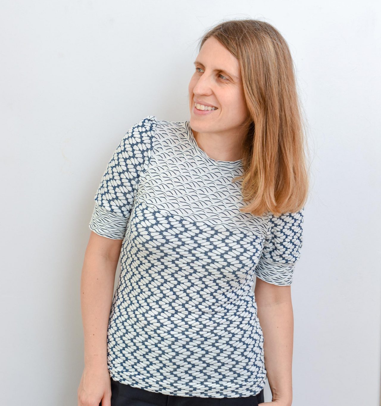 Sewing a knit top with contrast details - The Last Stitch