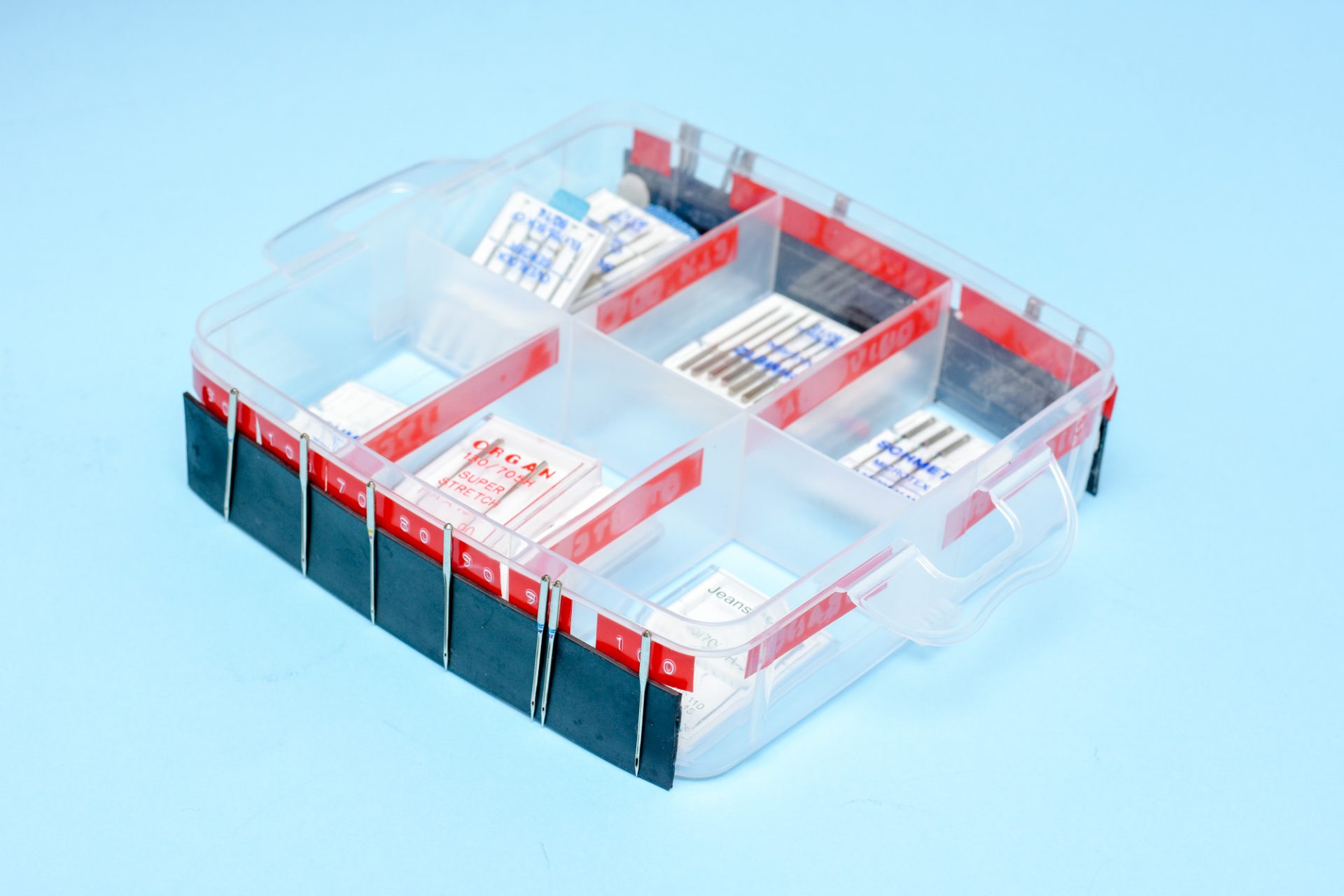 Easy sewing machine needle storage system: DIY Tutorial