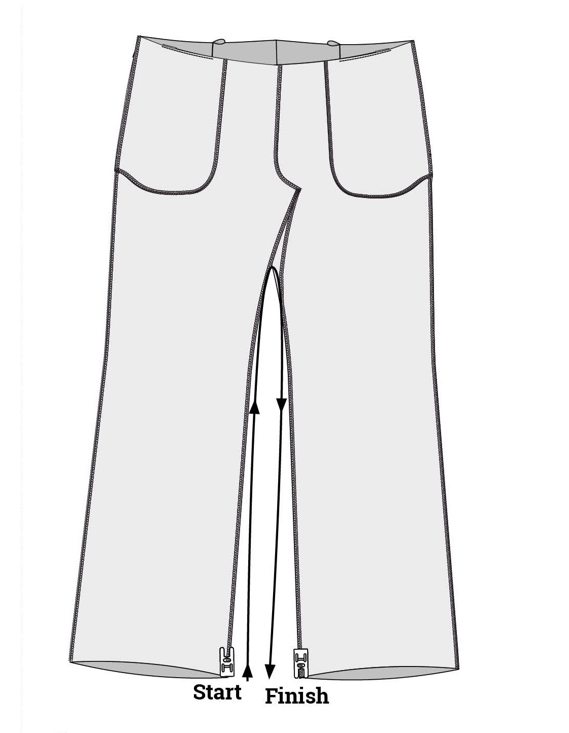 Crotch and side seams: Vide Sew-Along – The Last Stitch Johanna Lundström