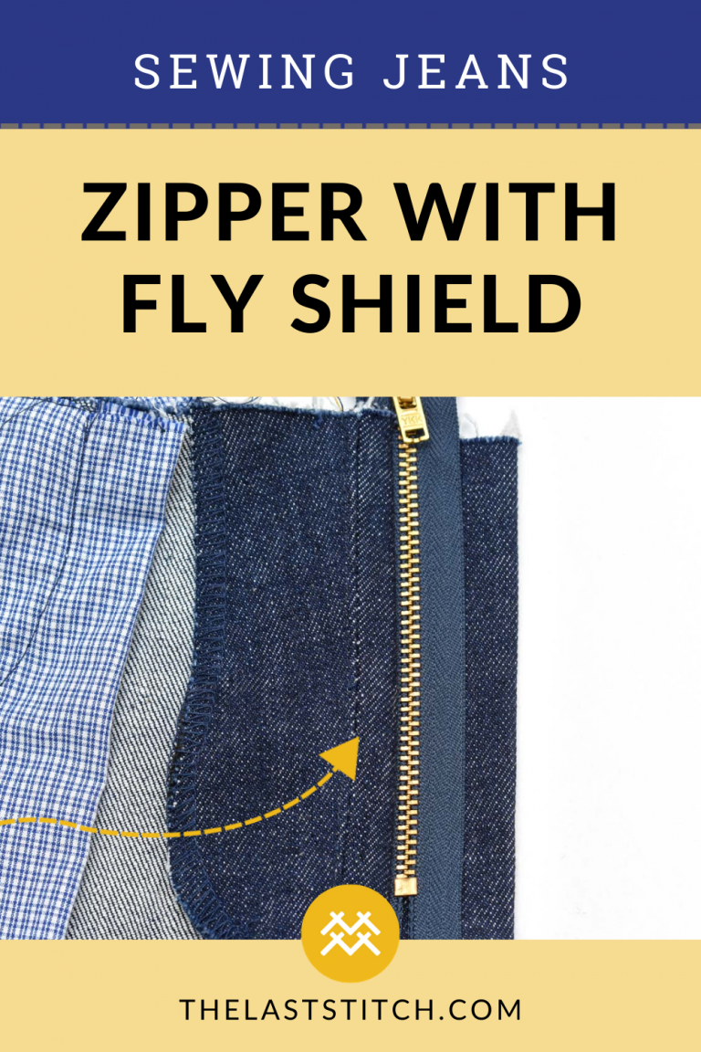 Zipper with fly shield – The Last Stitch Johanna Lundström