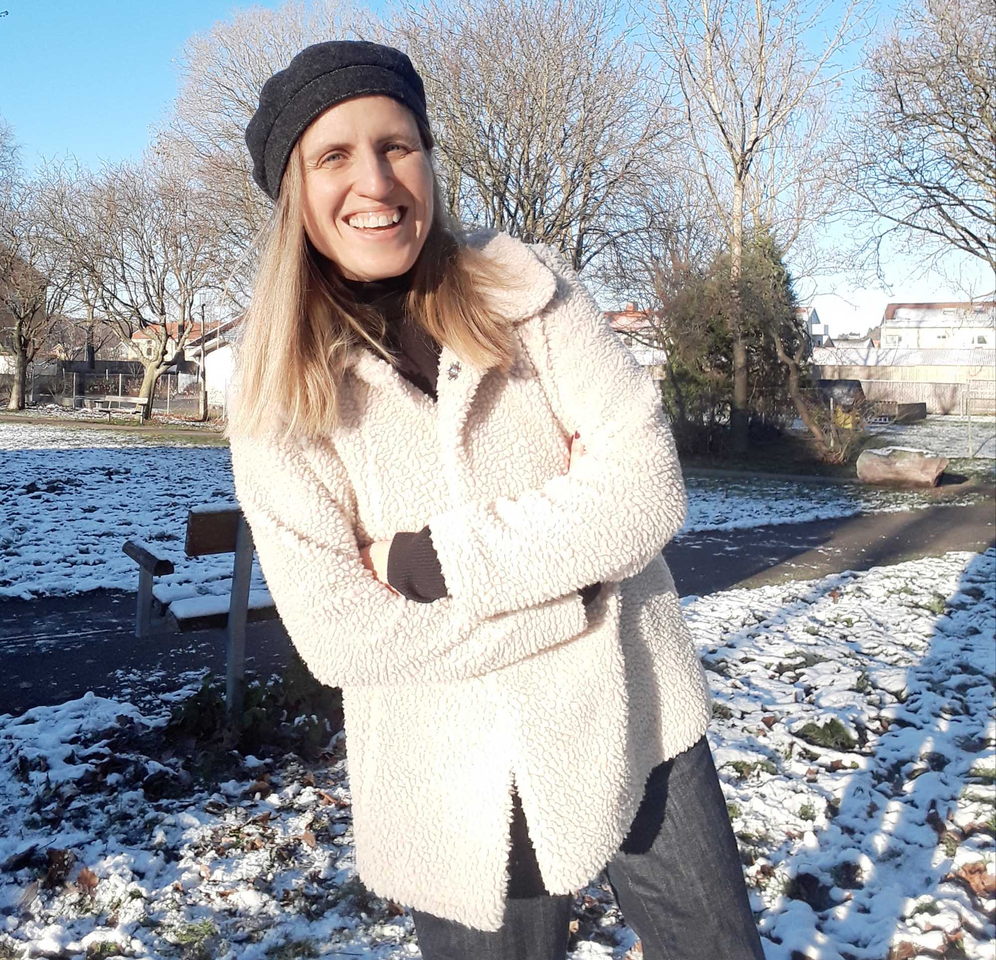 Eivy Cardigan in Sherpa Fleece - The Last Stitch