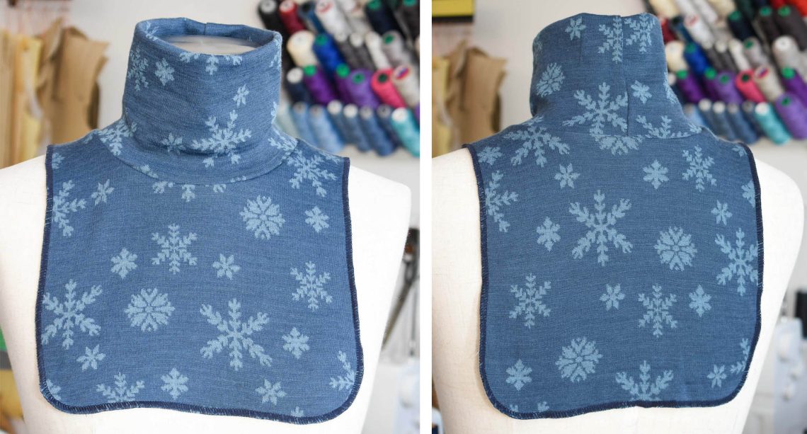 Easy DIY Turtleneck Bib Tutorial – No Knitting Required – The Last ...