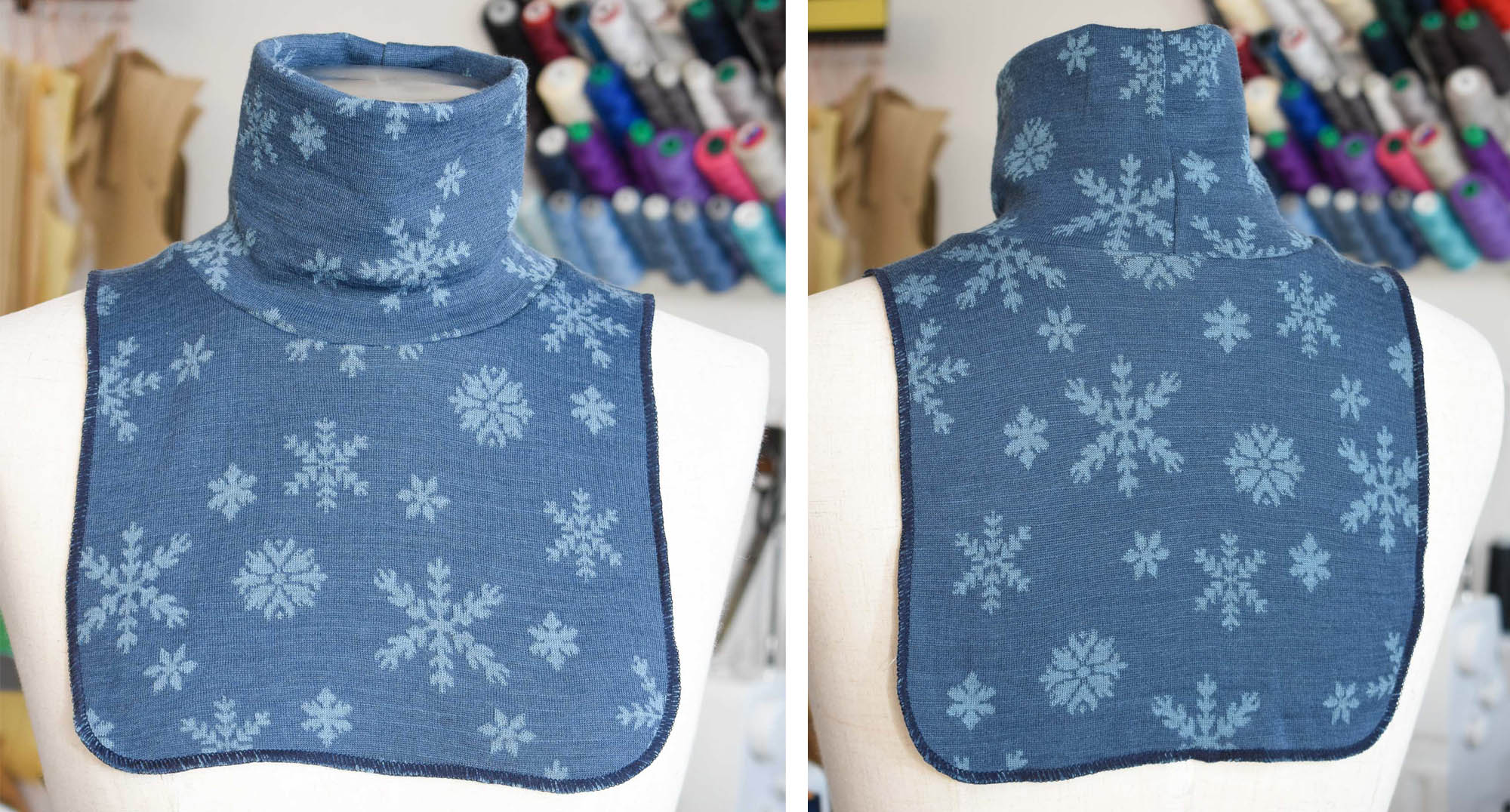Easy DIY Turtleneck Bib Tutorial – No Knitting Required – The Last ...