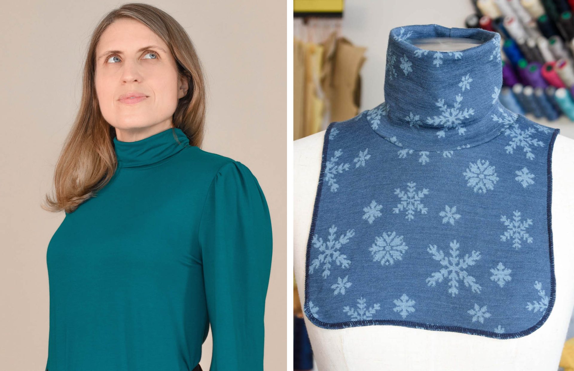 Easy DIY Turtleneck Bib Tutorial – No Knitting Required – The Last ...