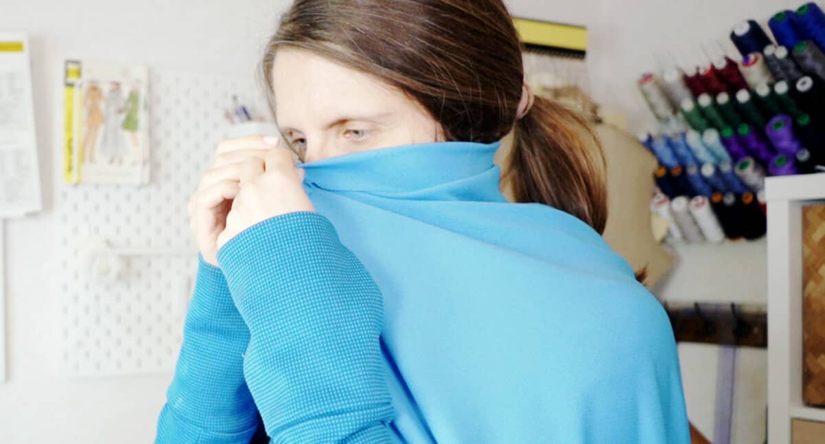 How to Sew a Buff with a Serger Flatlock Seam - The Last Stitch