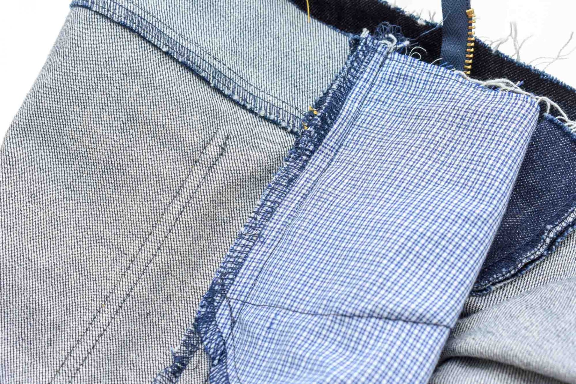 How to sew the jeans yoke and side seams – The Last Stitch Johanna ...