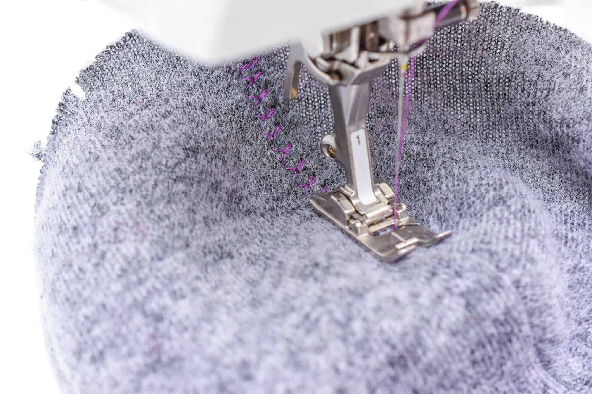 Sewing Machine Mock Flat-Lock Seam Tutorial - The Last Stitch