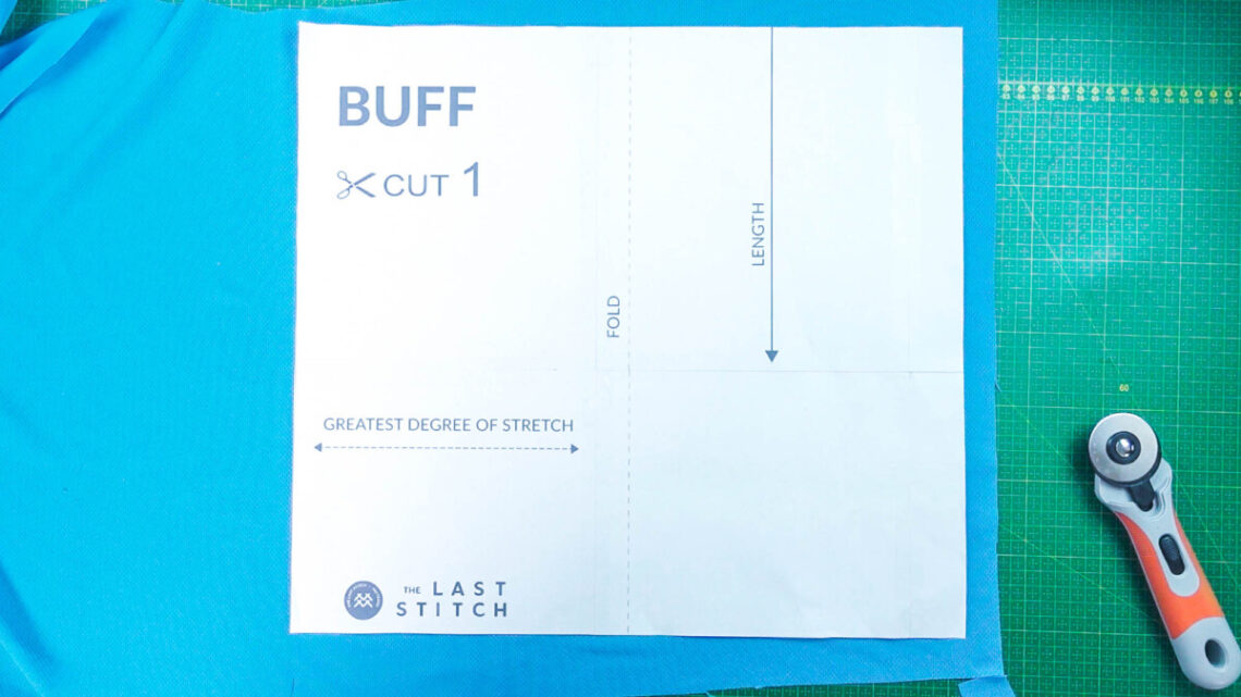 How to Sew a Buff with a Serger Flatlock Seam - The Last Stitch